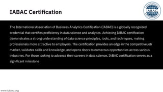 Career Boost with Data Science Courses in Kolkata | IABAC | PPT