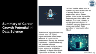 Career Growth with a Data Science Course in India | IABAC | PDF