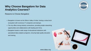 Specialized Data Analytics Courses in Bangalore | IABAC | PPT
