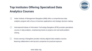 Specialized Data Analytics Courses in Bangalore | IABAC | PPT