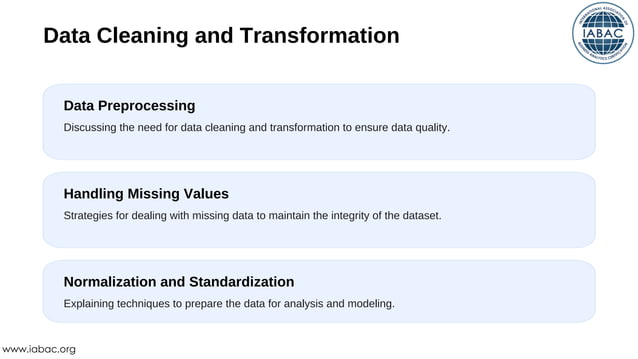 Steps in the Data Science Process | IABAC | PDF