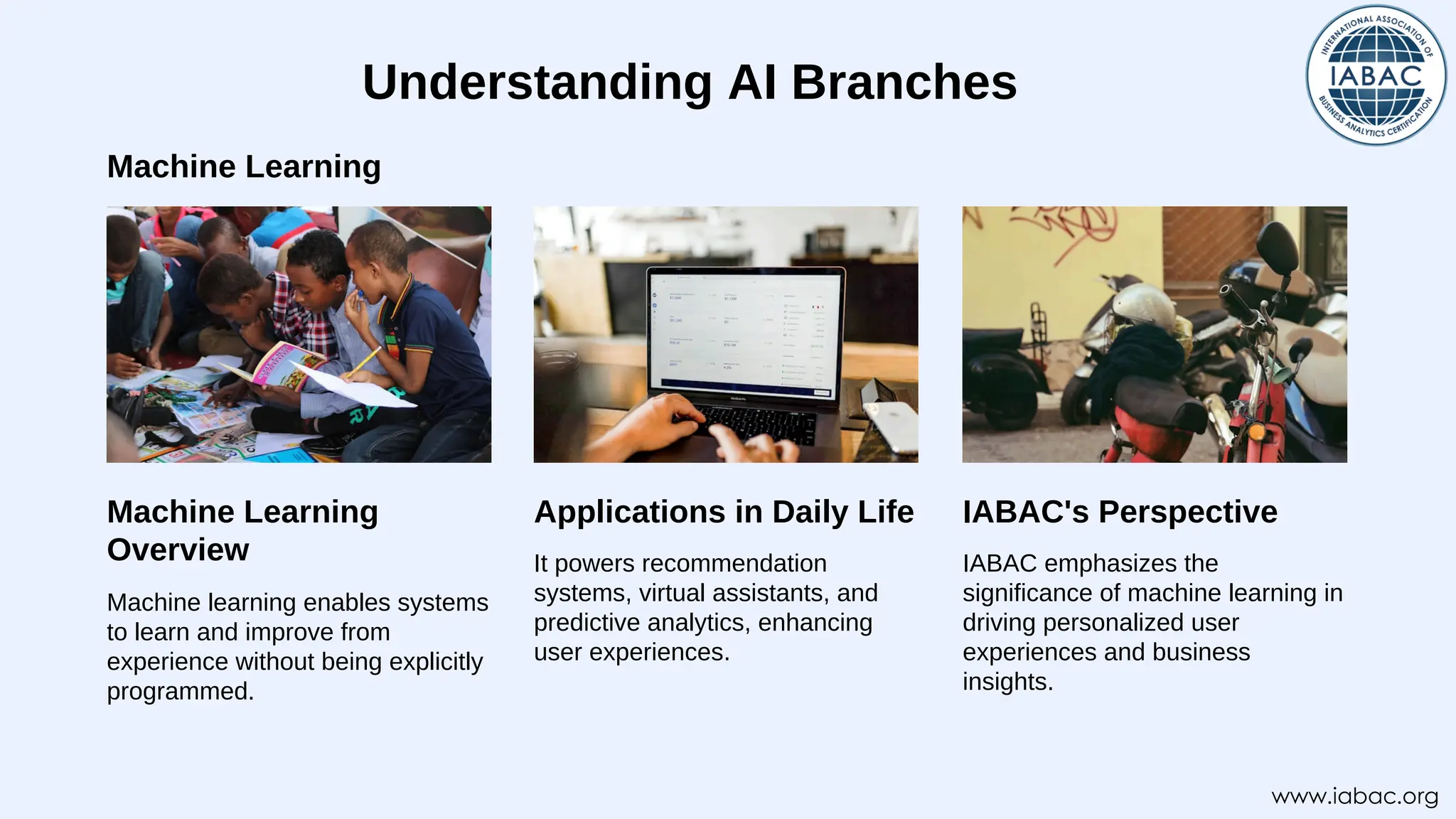 The Best Branches of Artificial Intelligence | IABAC | PDF