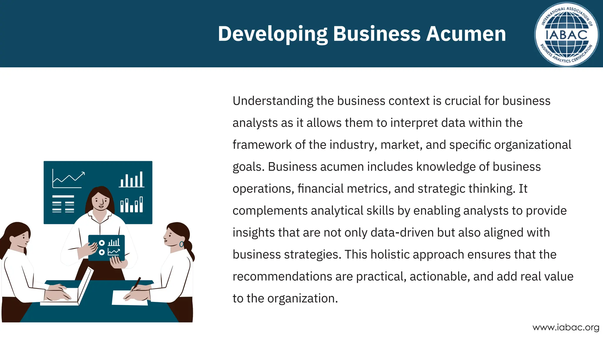 Understanding Key Business Analytics Skills for Success | IABAC | PDF