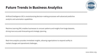 Understanding Key Business Analytics Skills for Success | IABAC | PDF