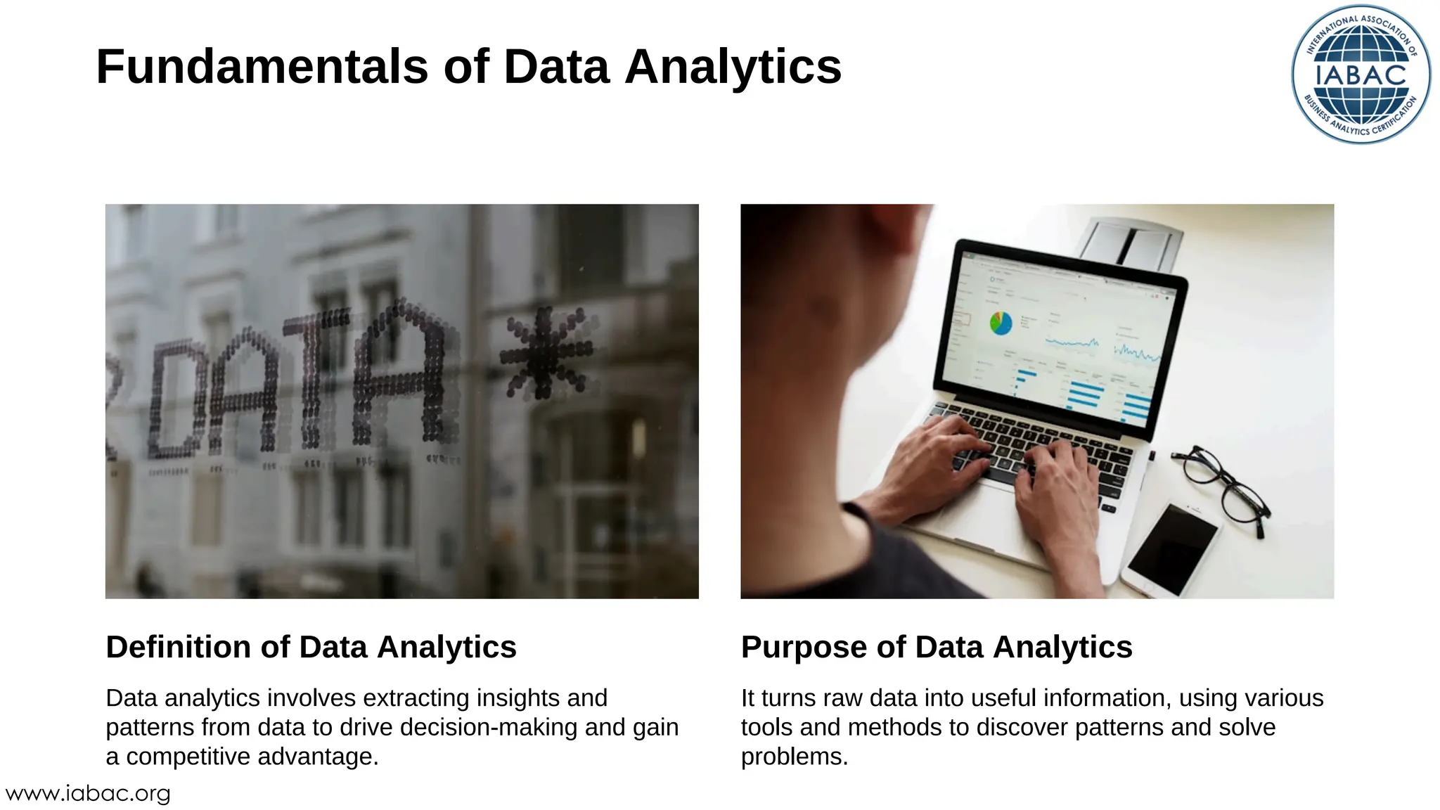 Understanding the Scope of Data Analytics | IABAC | PPT | Free Download