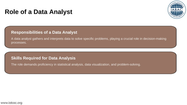 Understanding the Scope of Data Analytics | IABAC | PPT | Free Download