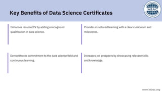 What Are Data Science Certiﬁcates | IABAC | PPT