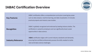What Are Data Science Certiﬁcates | IABAC | PPT