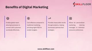 Importance of Digital Marketing for Business Success | Skillfloor | PPT