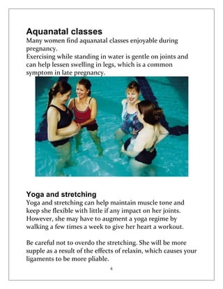 Physical Exercises for Pregnant Women | PDF