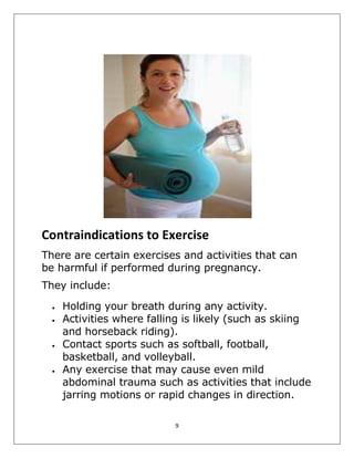 Physical Exercises for Pregnant Women | PDF