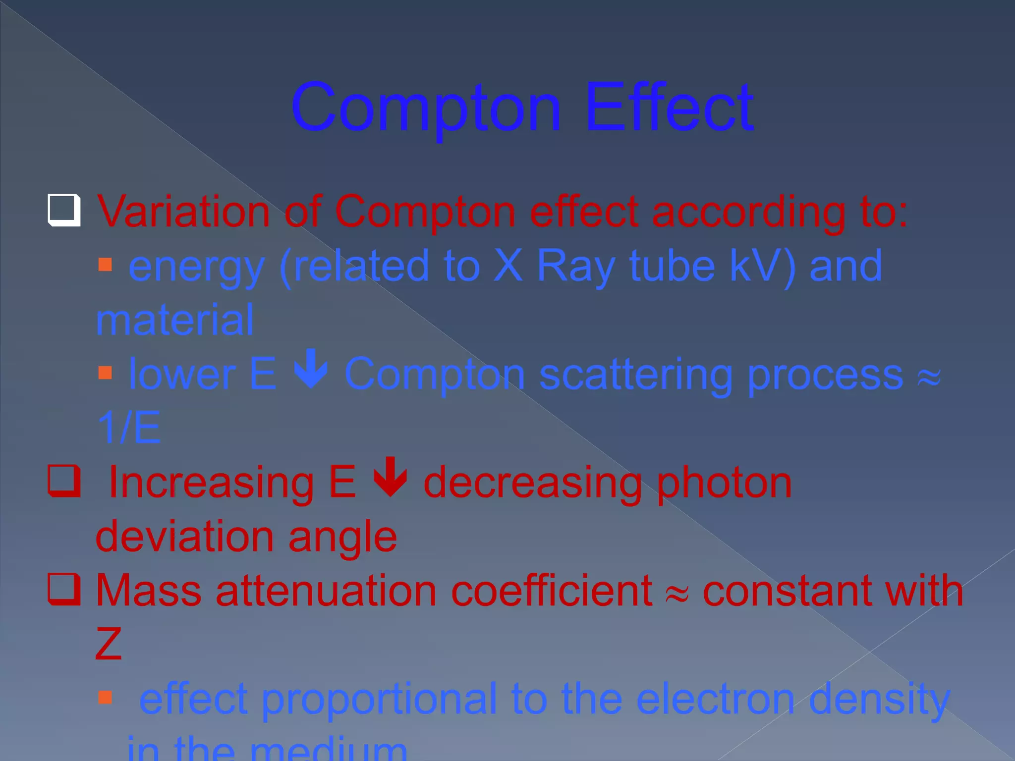 interaction of x ray with matter | PPTX