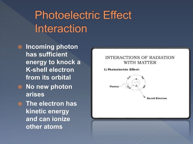 interaction of x ray with matter | PPTX