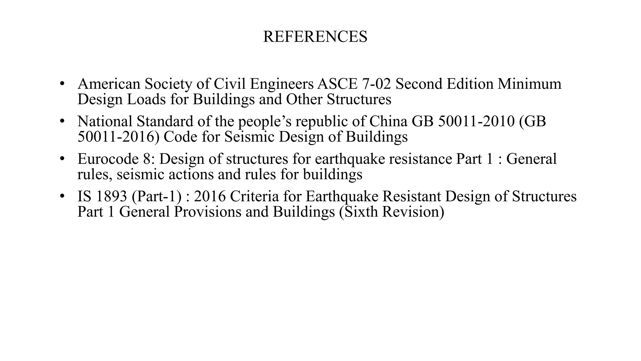 COMPARISON OF SEISMIC CODES OF CHINA, INDIA, UK AND USA (STRUCTURAL ...