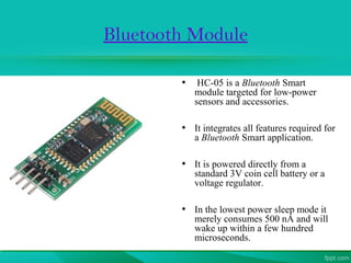 Bluetooth based Home Automation | PPT