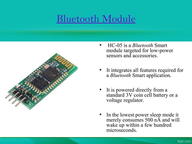 Bluetooth based Home Automation | PPT