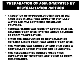 Spherical agglomeration | PPTX