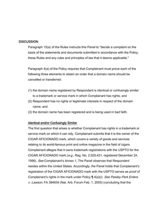 UDRP:Shanken.decision.doc