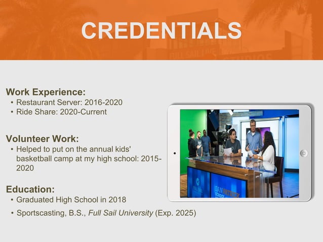 Personal Brand Exploration - Joseph Shank | PPT