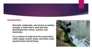 Characteristics of waste water form industries (Food industry and ...