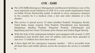 GVK Foundation - CSR | PPTX