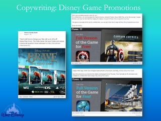 Disney Portfolio | PDF