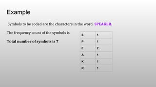 Shannon-Fano algorithm | PDF