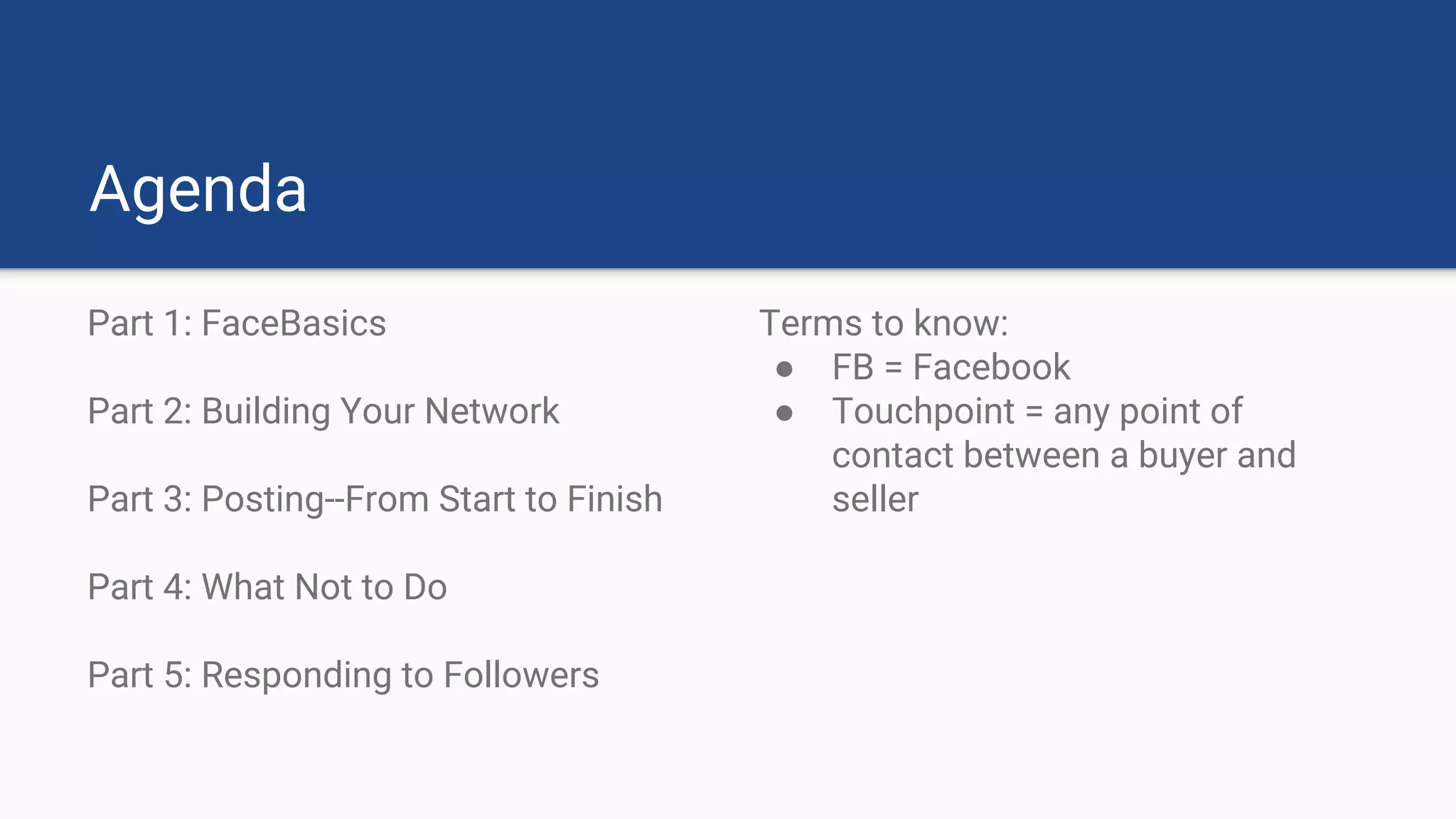 Facebook Presentation: Groups and more | PDF