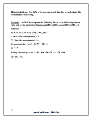 Shannon code & shannon fano & huffman method - chapter three | PDF