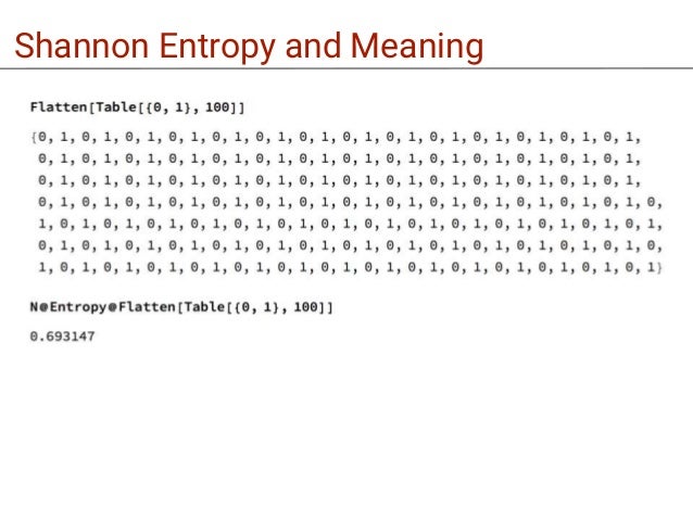 Information Theory How Is The Formula Of Shannon Entropy
