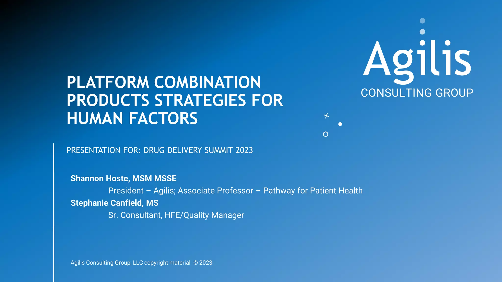 PLATFORM COMBINATION PRODUCT STRATEGIES FOR HUMAN FACTORS | PDF