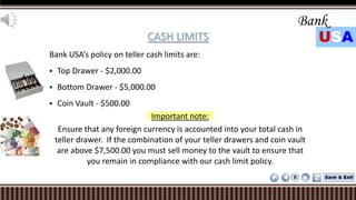 AET 545 - Bank USA Tutorial | PPTX