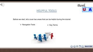 AET 545 - Bank USA Tutorial | PPTX