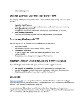 Shannon Swanick TPO_ Transforming Mortgage Strategies.docx