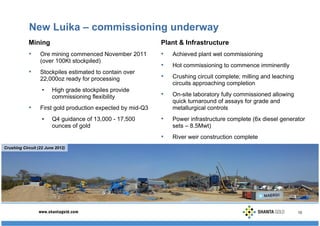 Shanta Gold Investor Presentation | PDF