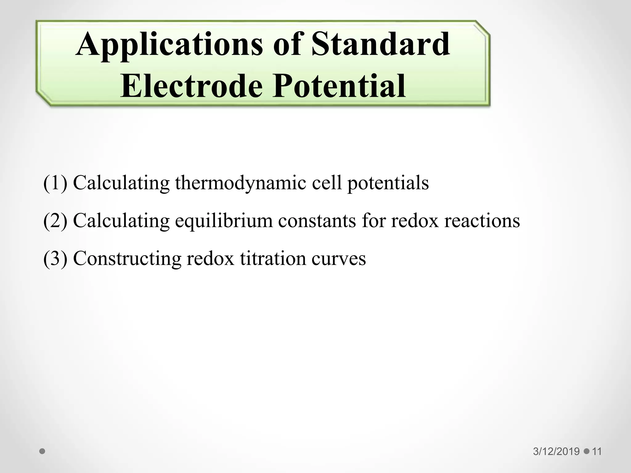 Electroanalytical Methods of analysis | PPTX