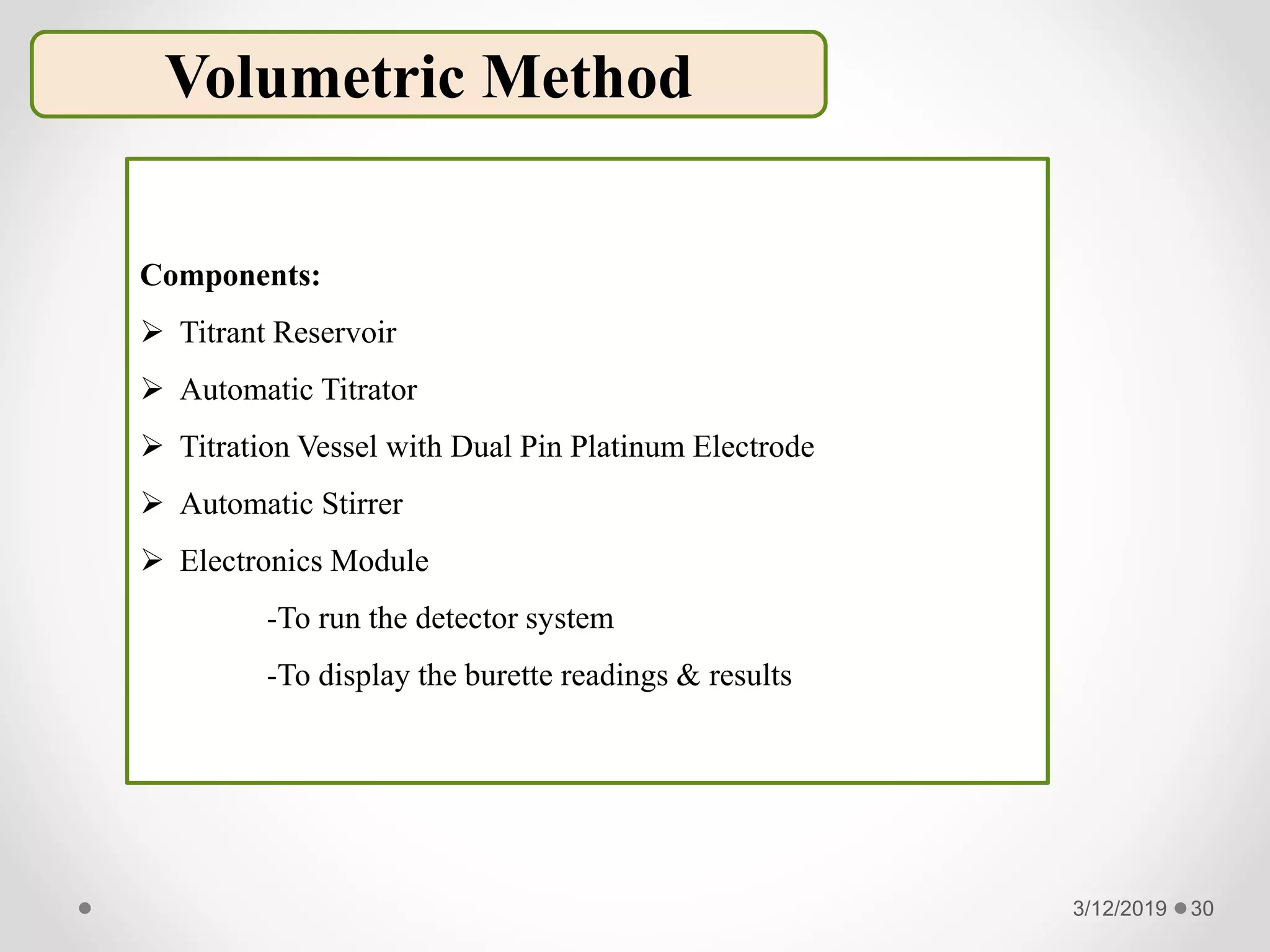 Electroanalytical Methods of analysis | PPTX