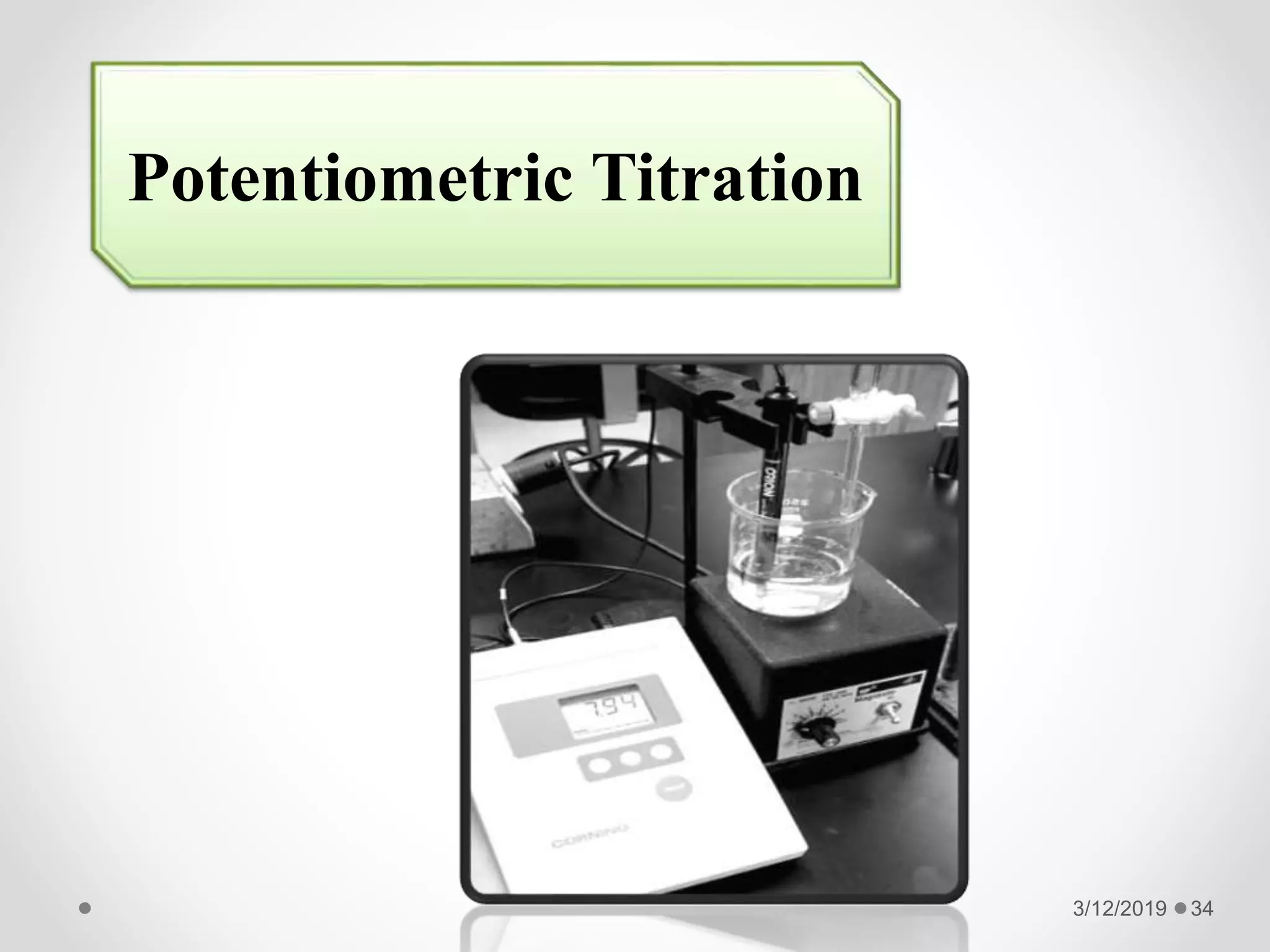 Electroanalytical Methods of analysis | PPTX