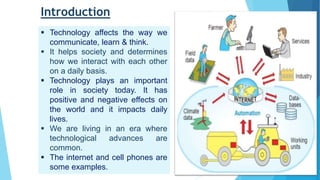 Impact of tech in our society | PPT
