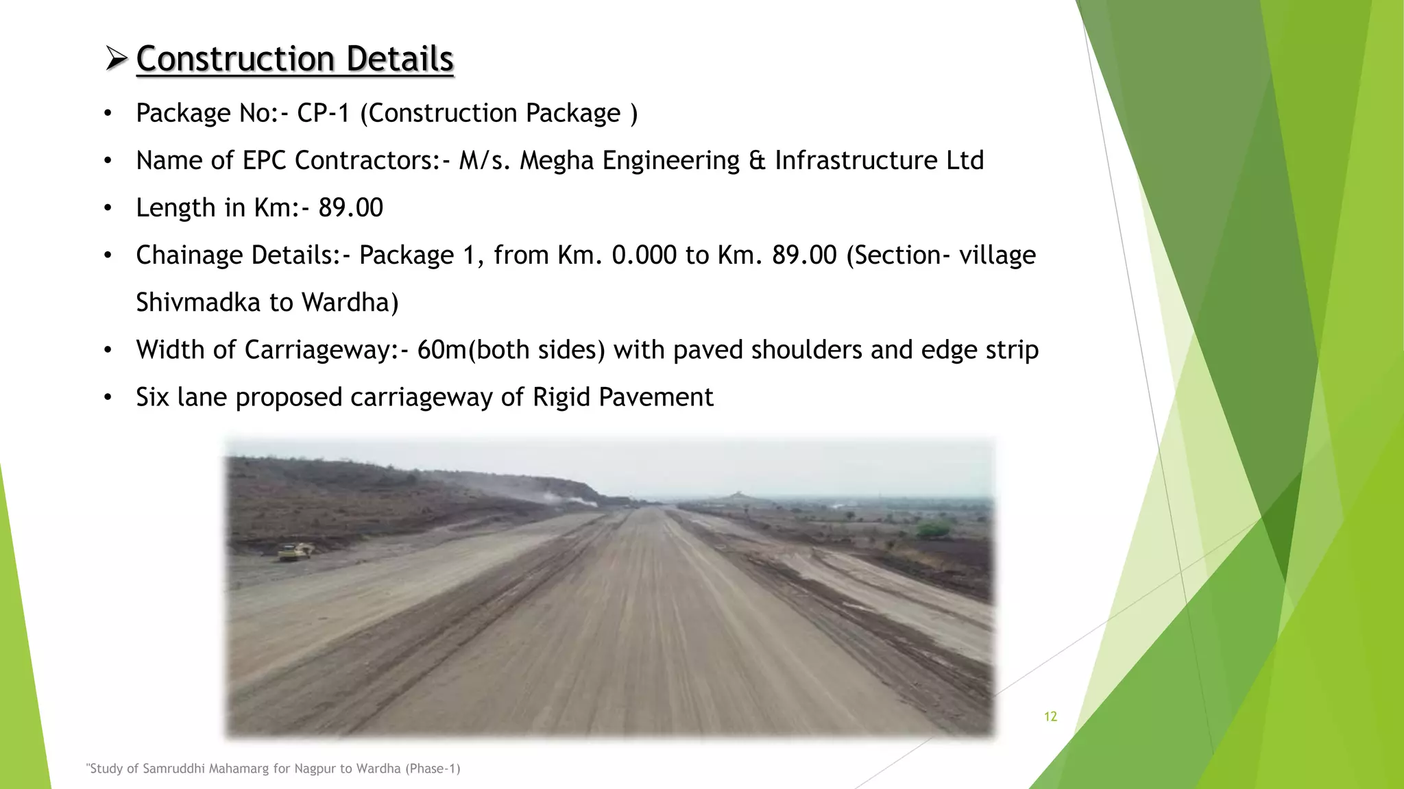 Study of Samruddhi Mahamarg For Package 1 | PPTX