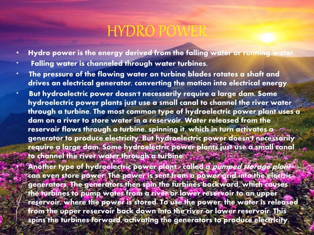 Renewable And Non Renewable Resources Ppt