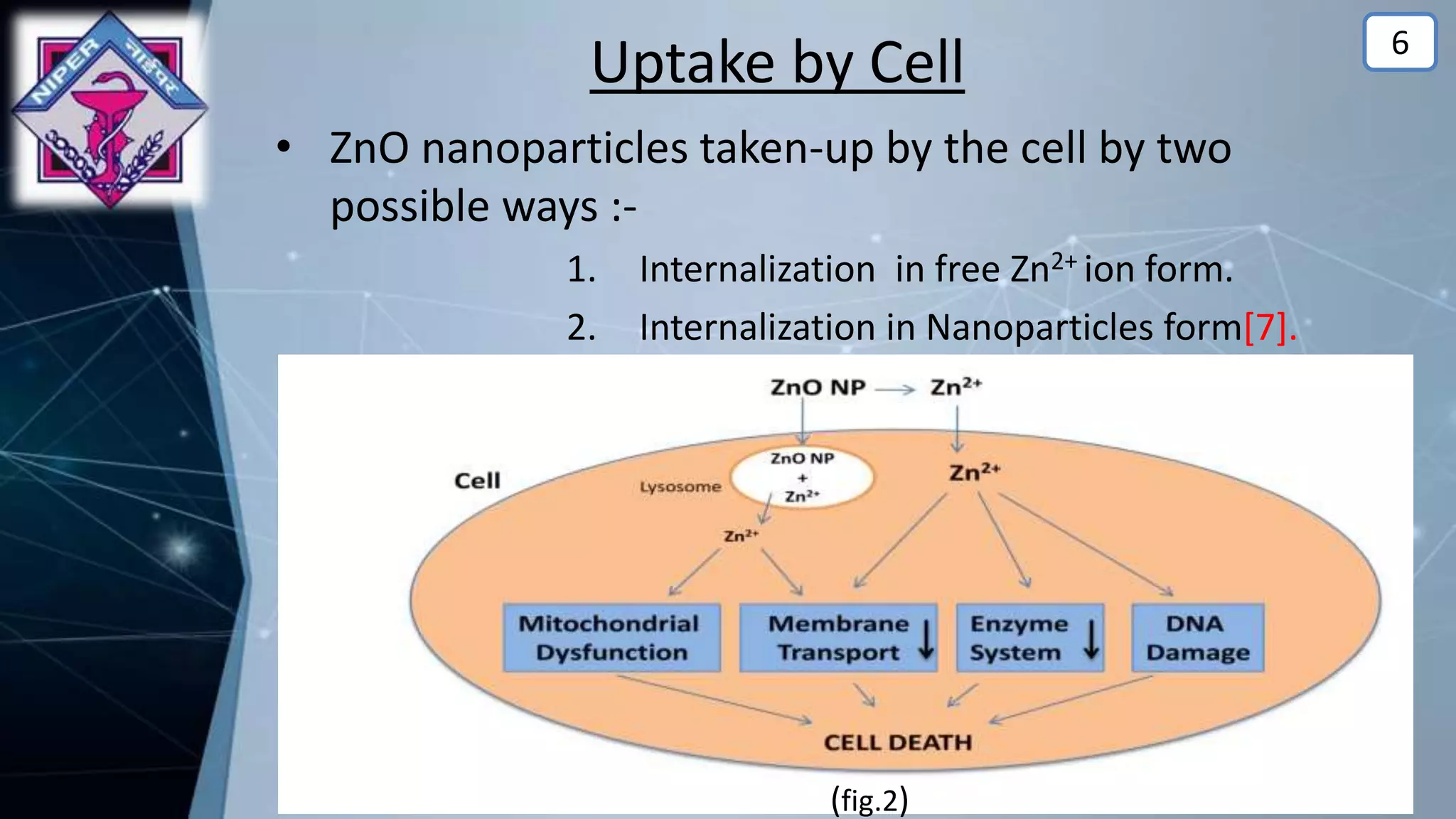 ZnO Nanoparticles Impacts | PPTX