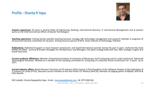 Becoming a Smart Graduate - Orientation speech by Shanta R Yapa @ Sri Lanka Technological Campus ...