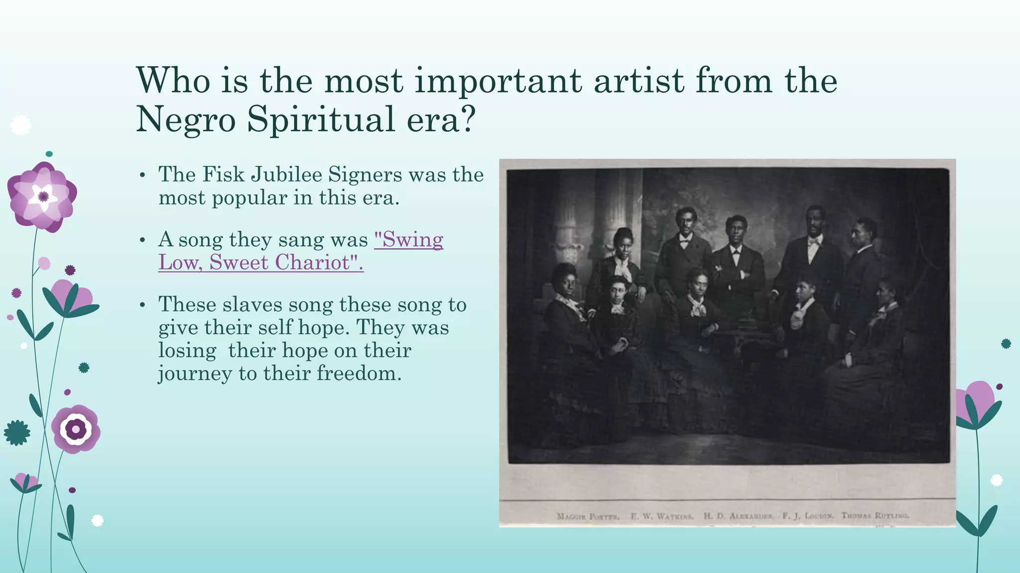 Negro Spiritual Music | PPT