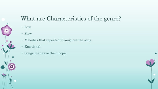 Negro Spiritual Music | PPT