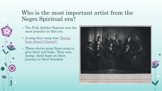 Negro Spiritual Music | PPT