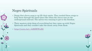 Negro Spiritual Music | PPT