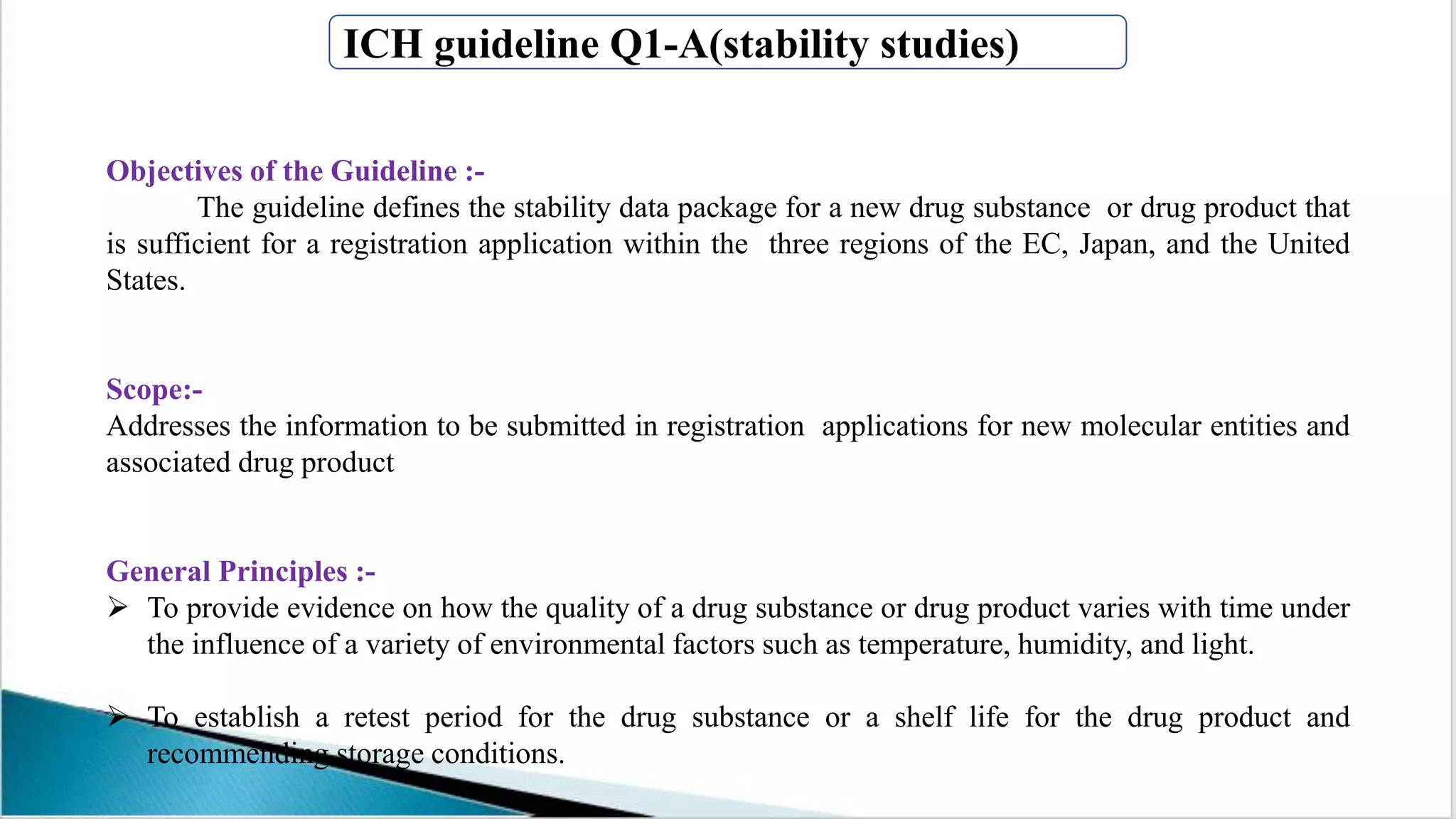 ICH guidelines for stability studies | PDF | Pharmaceutical Industry ...