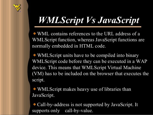 WML Script by Shanti katta