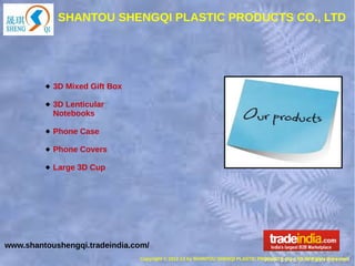 Shantou Shenqi Plastic Products | PPT